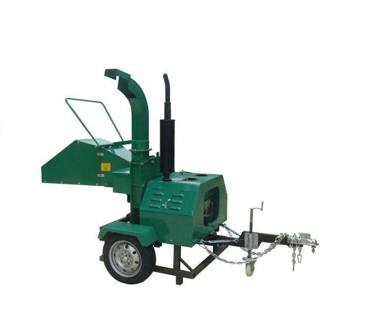 High Output Mobile Wood Chips Making Machine For Soil Protecting / New ...